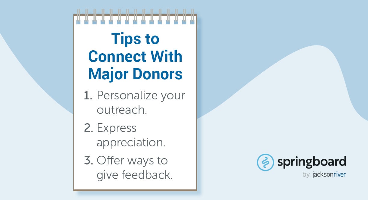How to Identify & Connect With Major Donors: A Guide